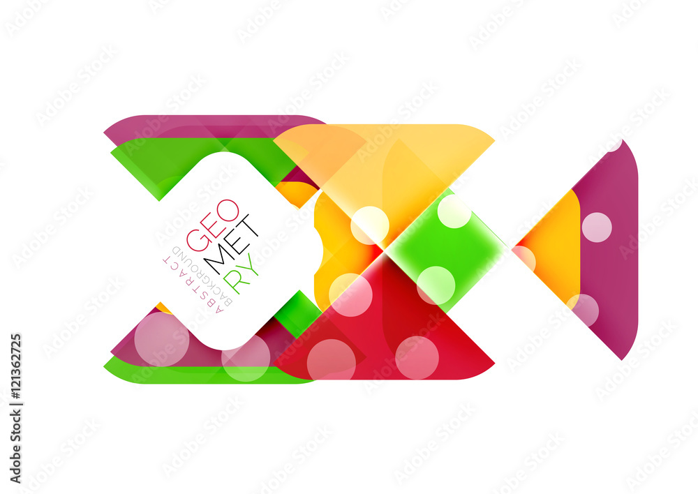 Square and triangle pattern background Stock Vector | Adobe Stock