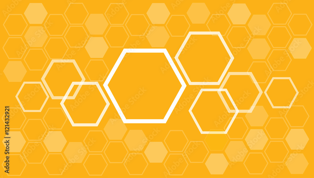 abstract bee hive background , hexagon background Stock Vector | Adobe ...