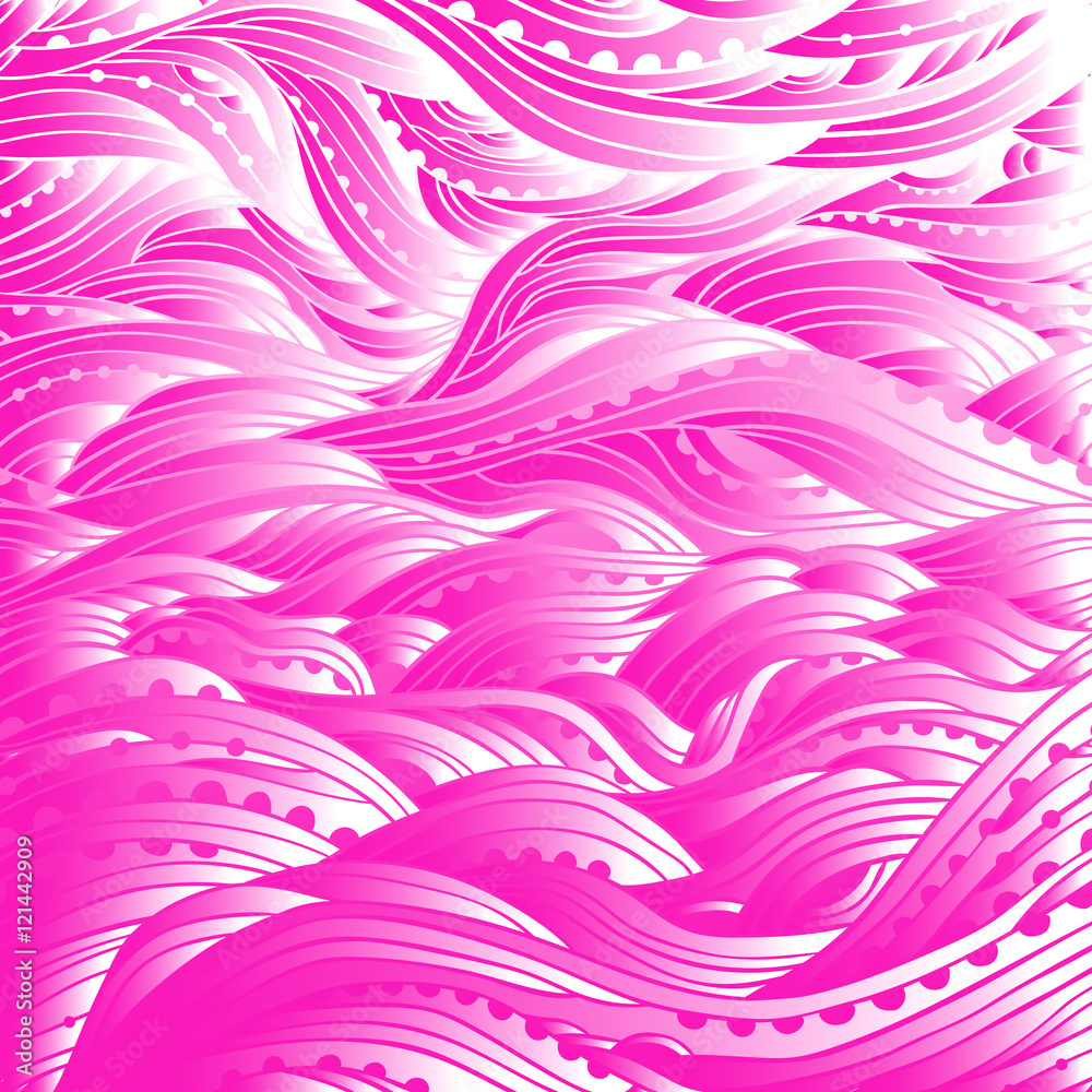 Pink wavy pattern, abstract waves background, color gradient wallpaper ...