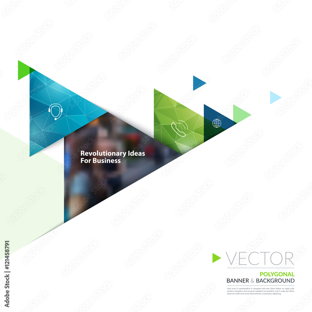 Vector design elements for graphic layout. Modern abstract backg Stock ...