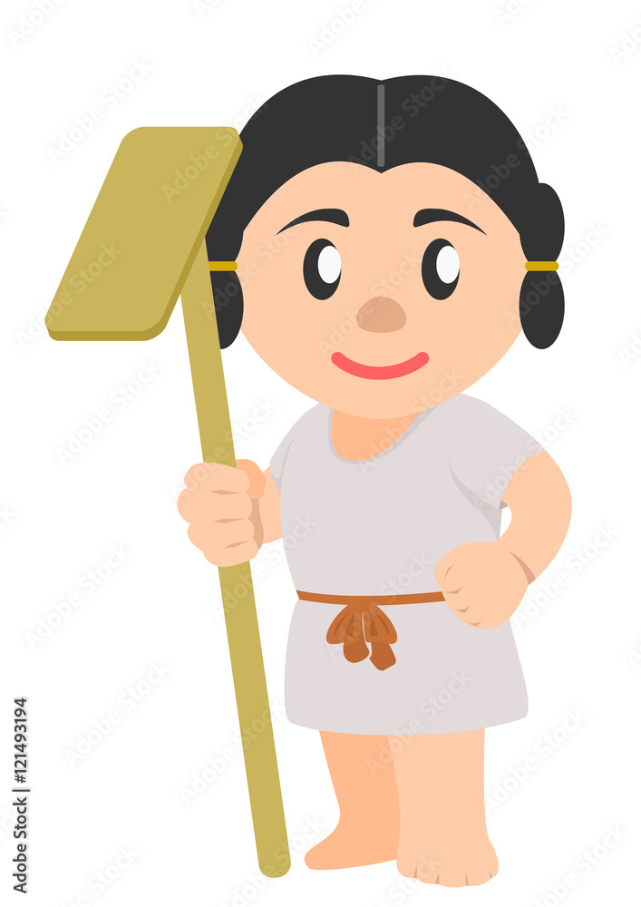 弥生時代 男性 日本史 歴史 Stock Illustration | Adobe Stock