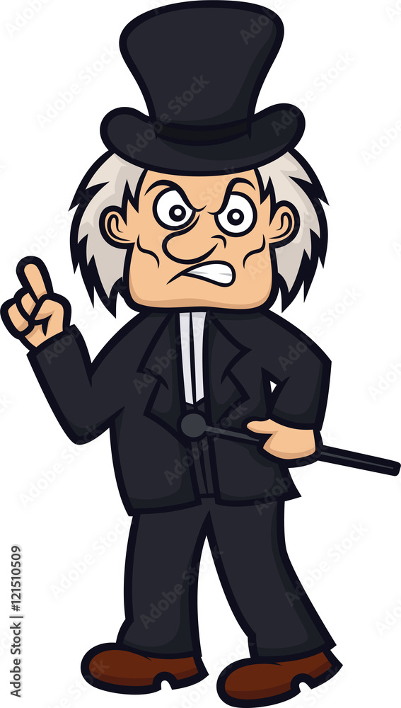 Ebenezer Scrooge Cartoon