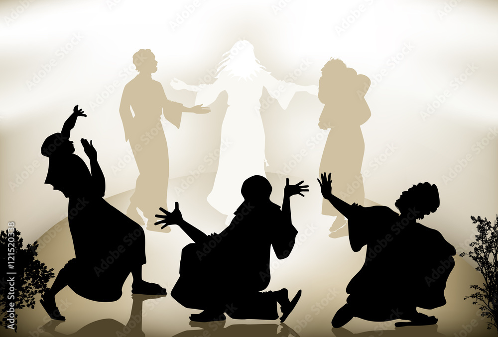 Transfiguration Of Jesus Stock Vector | Adobe Stock