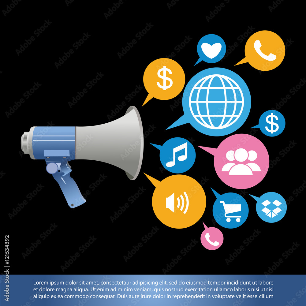 public relations background Stock Vector | Adobe Stock