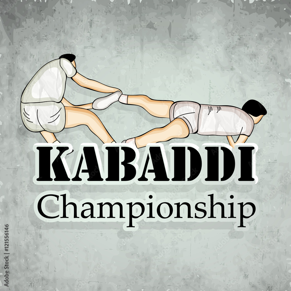 Kabaddi background Stock Vector | Adobe Stock