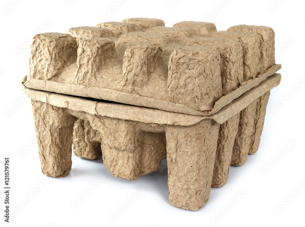 recycle paper pulp protective packaging Stock Photo | Adobe Stock