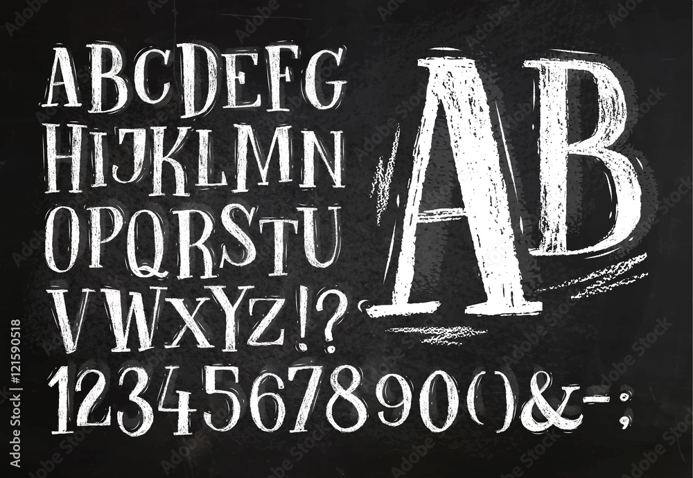 Pencil font alphabet Stock Vector | Adobe Stock