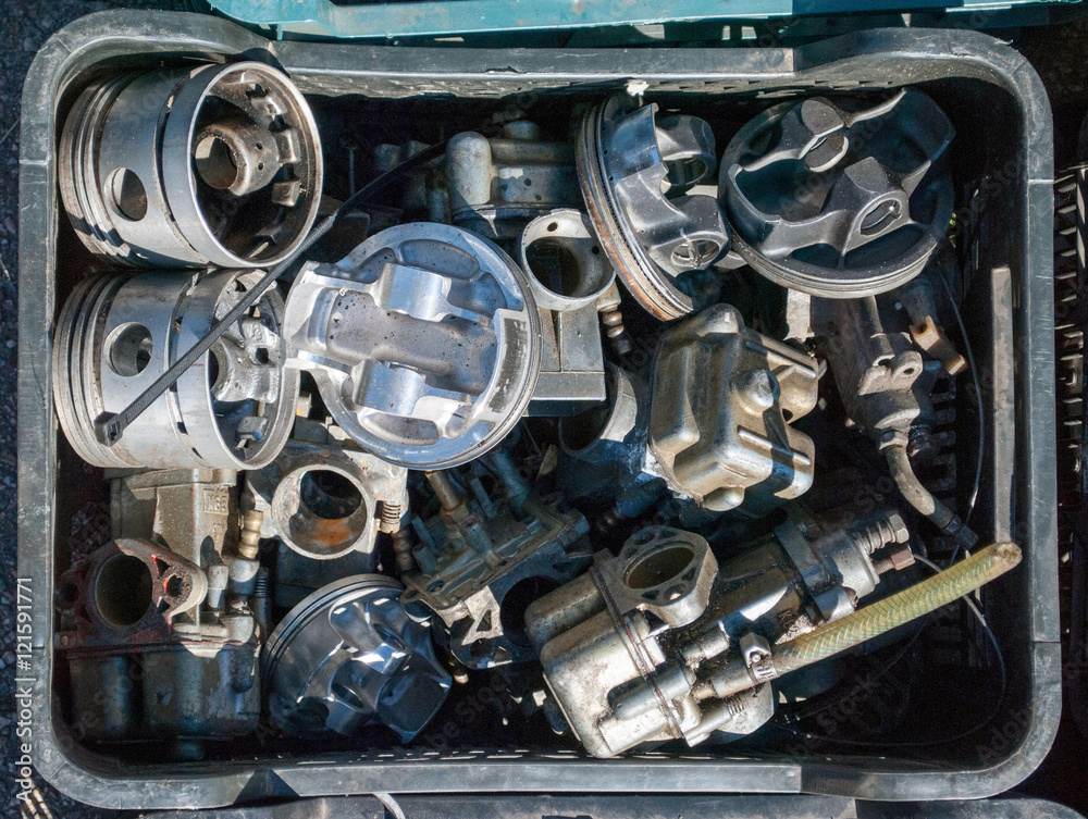 Motorcycles spare parts store
