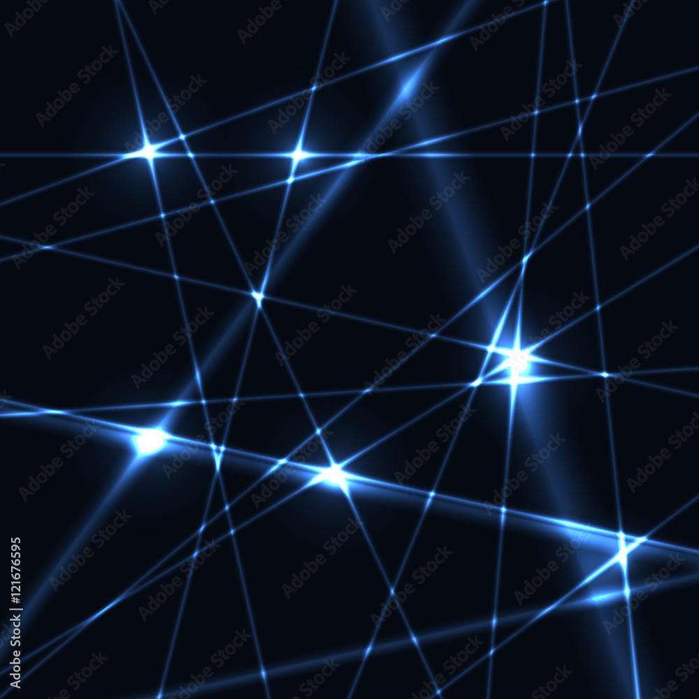 Blue laser grid or net background Stock Vector | Adobe Stock