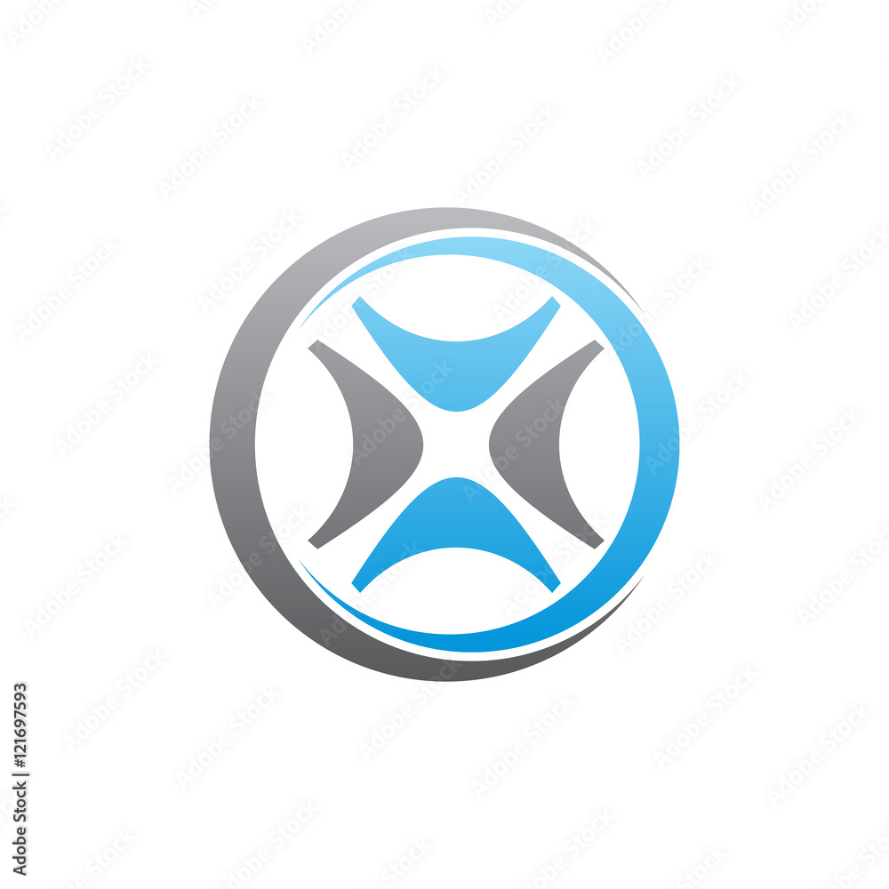 X Cross Logo Vector Image Icon Stock Vector | Adobe Stock