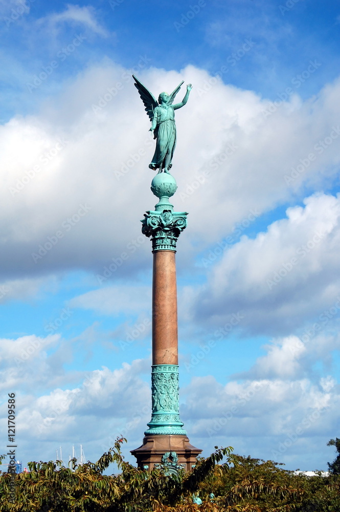 Copenhagen, Denmark - Huitfeldt Column from 1886 at Langelinie park ...