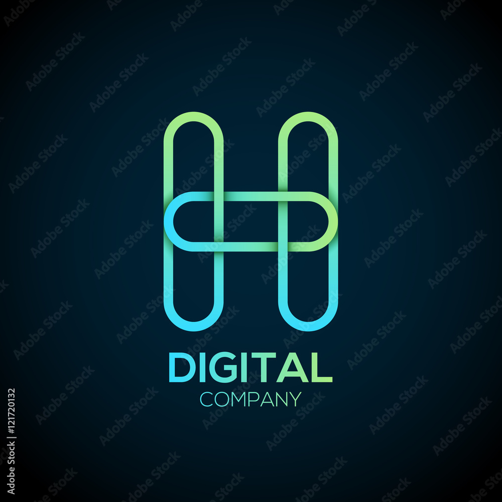 H Circle Electronics Logo