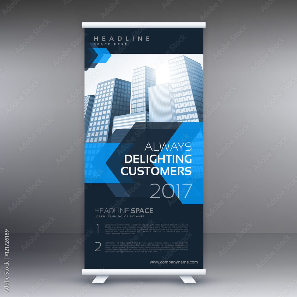business presentation roll up banner Stock Vector | Adobe Stock