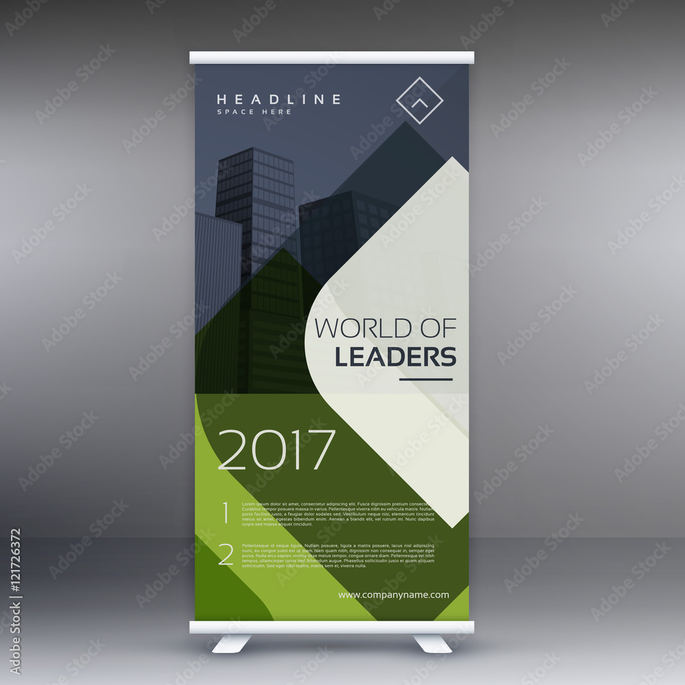 modern presentation roll up banner Stock Vector | Adobe Stock