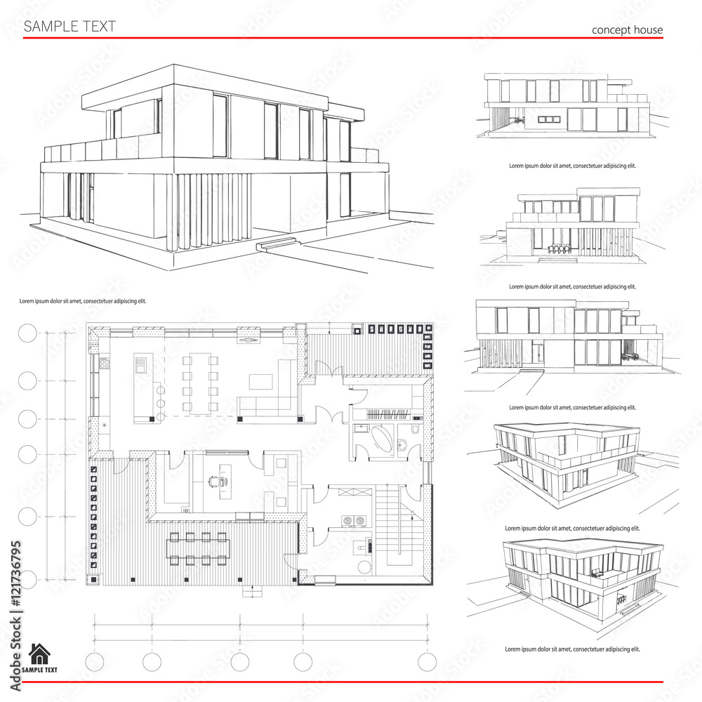 House Drawing Samples