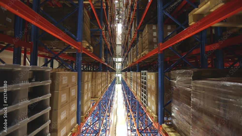 Automated Storage and Retrieval System in Distribution Warehouse Stock ...