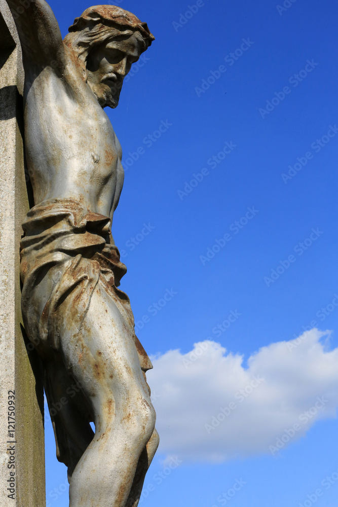 Jésus-Christ sur la croix. / Jesus on the cross. Stock Photo | Adobe Stock