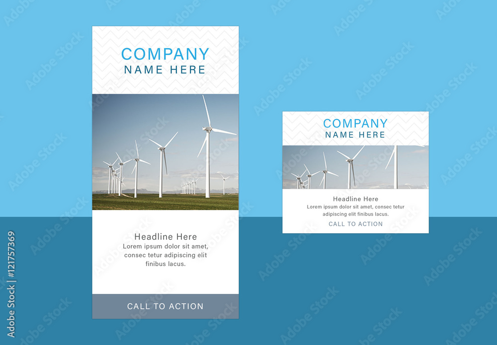 Simple Web Banner Layouts Stock Template | Adobe Stock