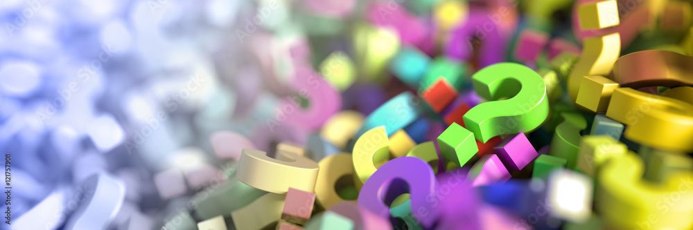 Infinite question marks Stock Illustration | Adobe Stock