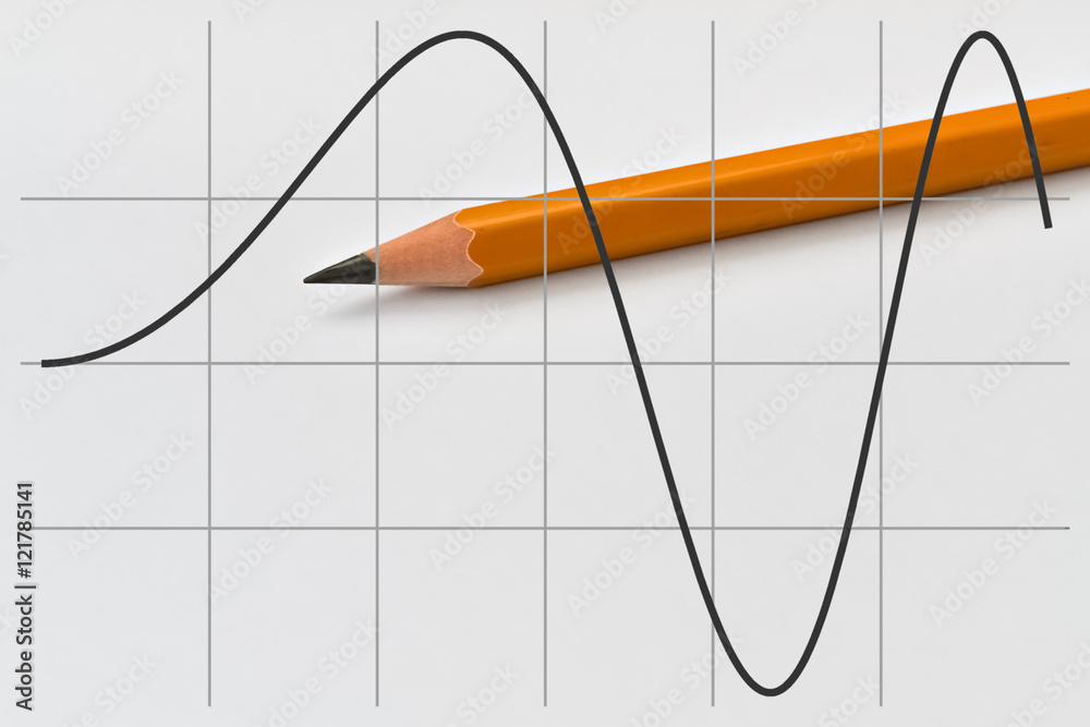 Part of a sine function Stock Photo | Adobe Stock