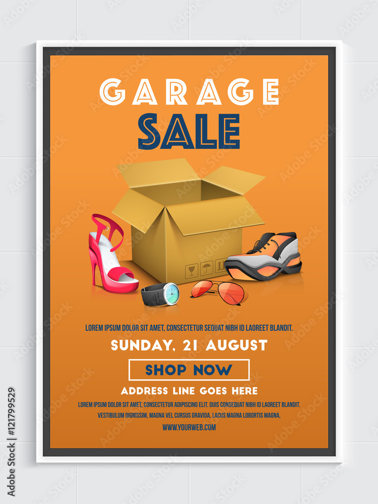 Yard Sale Poster Design