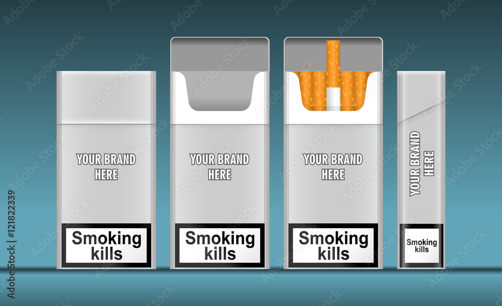 Smoking Kills Cigarette Packets