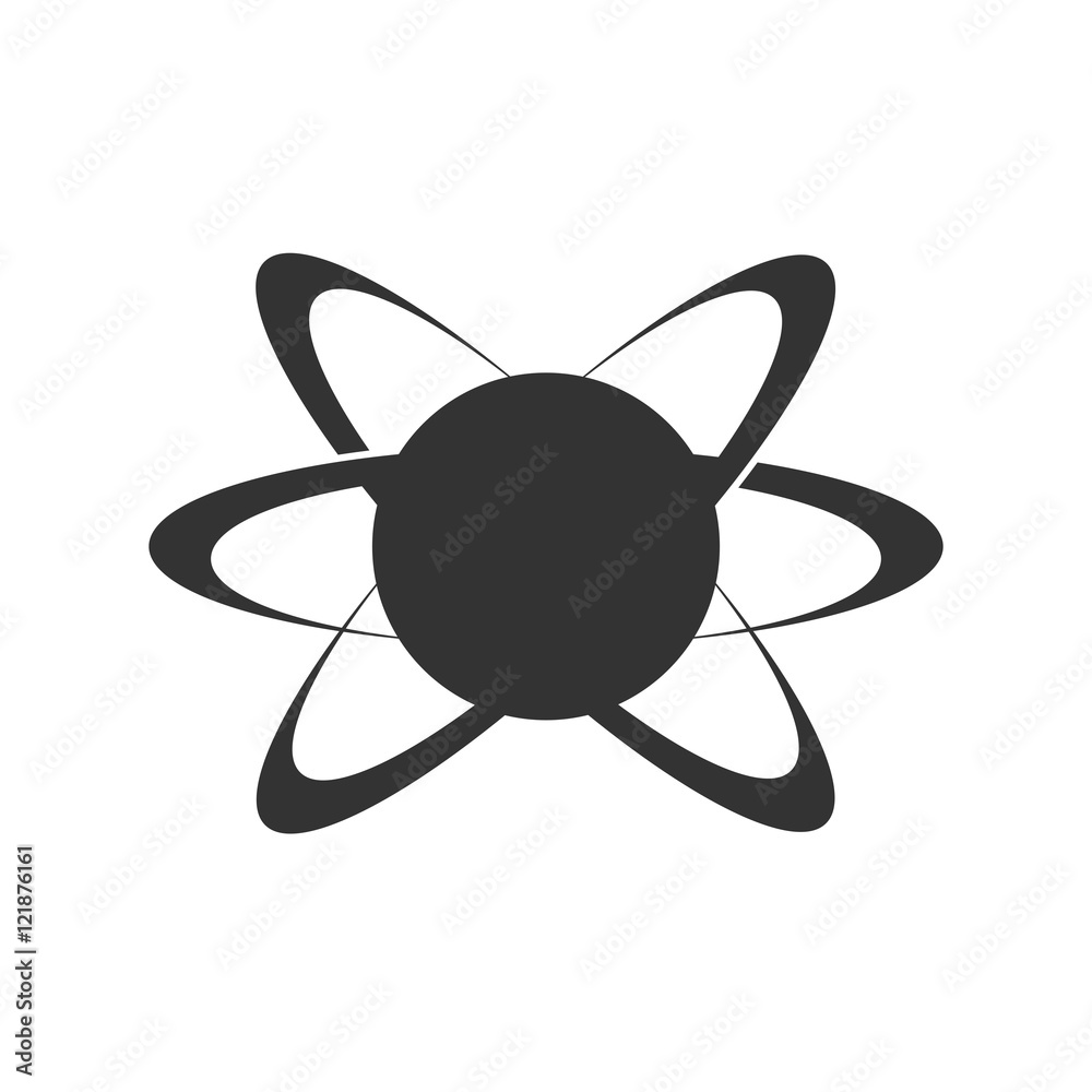 Atom logo design Stock Vector | Adobe Stock