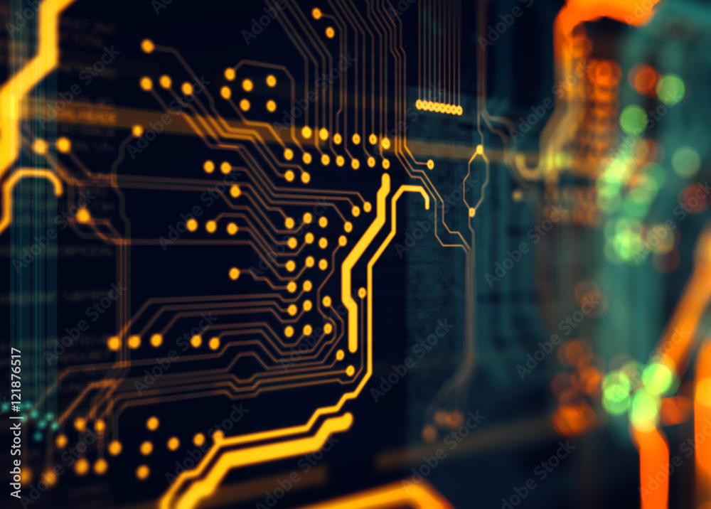 Technology background/Technology background of the abstract computer ...