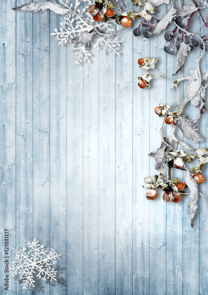 Vintage Winter Background