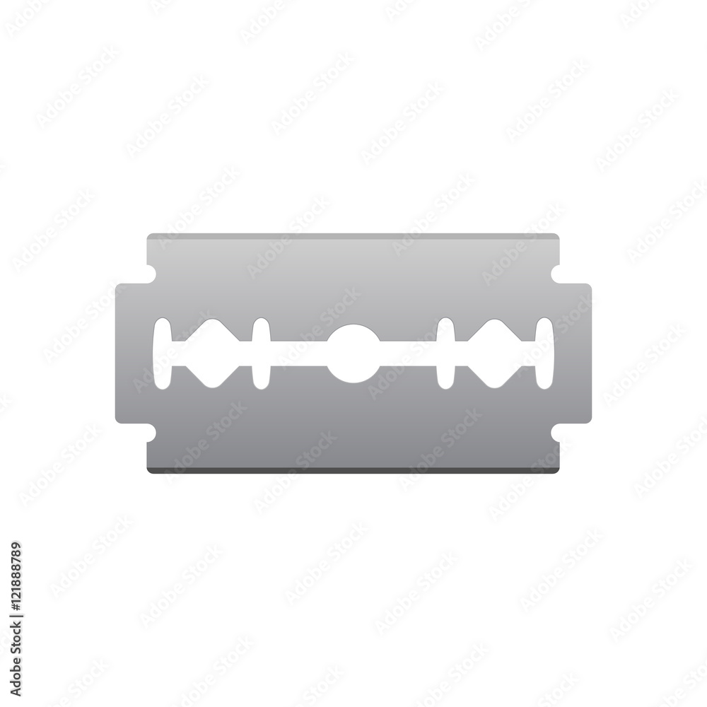 Razor blade isolated vector illustration Stock Vector | Adobe Stock