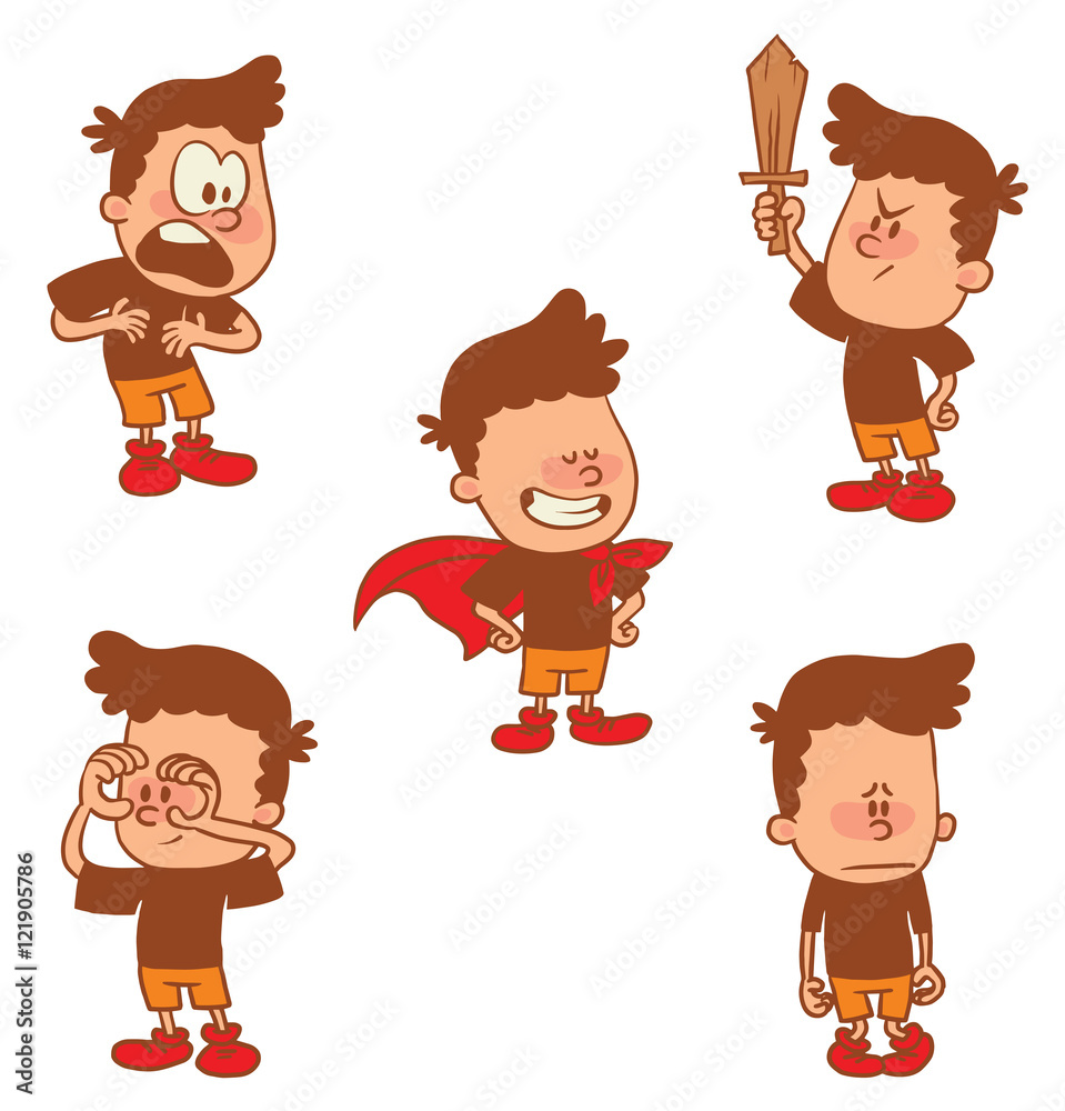 Guilty Looking Child Cartoon