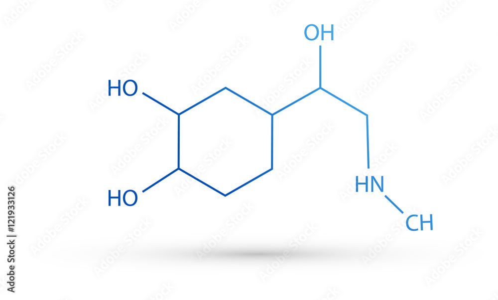 molecola, adrenalina, chimica, genetica Stock Vector | Adobe Stock