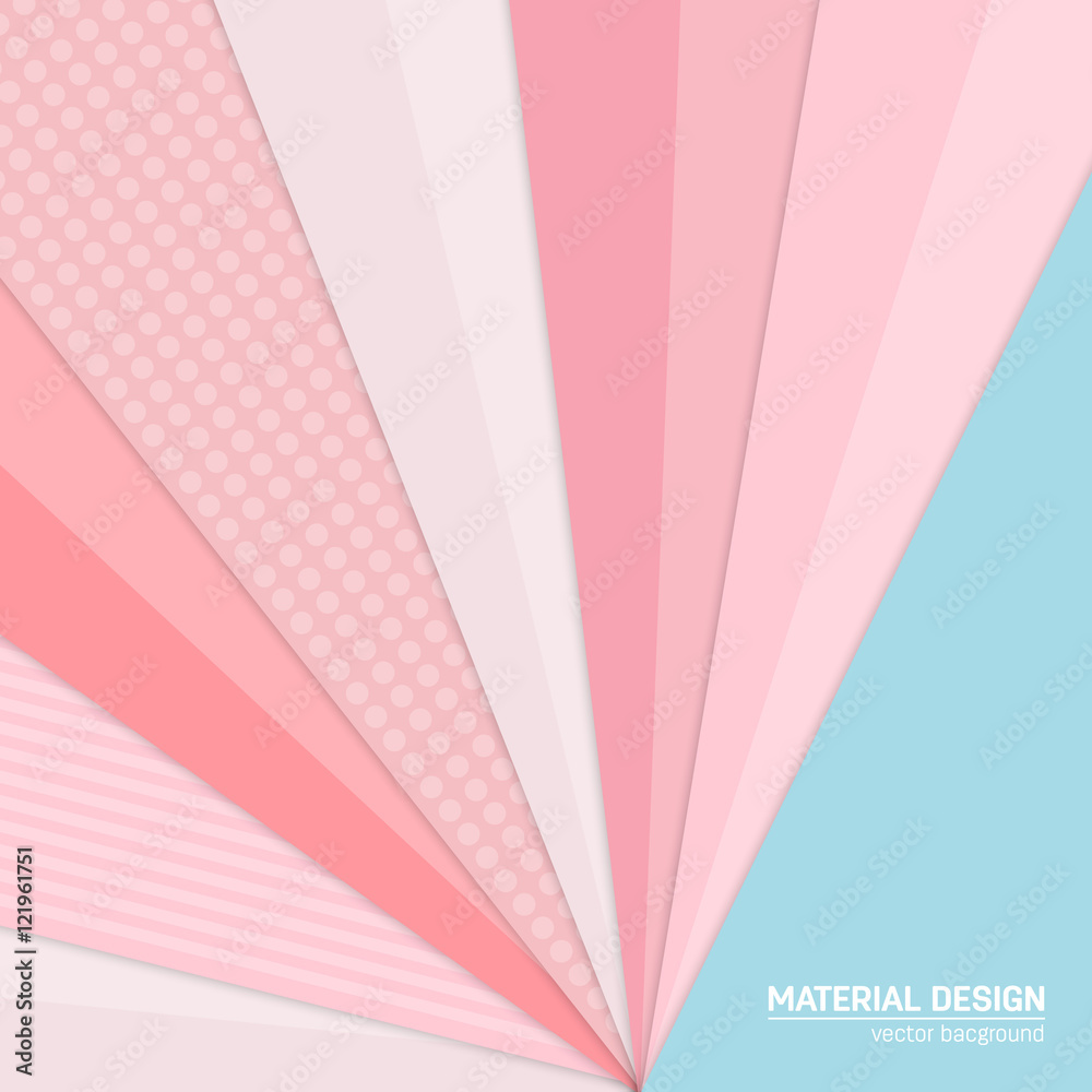 Vector material design background. Abstract creative concept layout ...