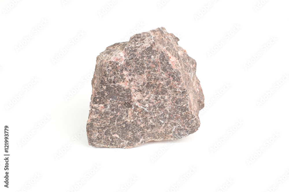Rock isolated on white background Stock Photo | Adobe Stock