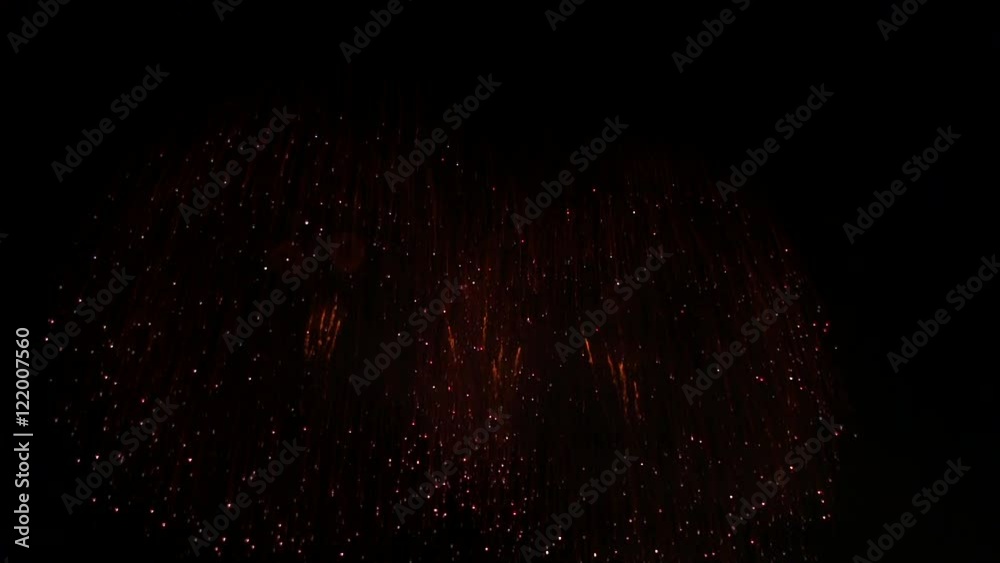 Nagaoka festival starmine fireworks in japan Stock Video | Adobe Stock