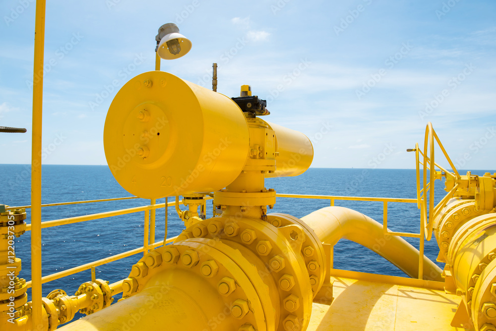 Pipeline Production And Valve For Oil And Gas Production Process