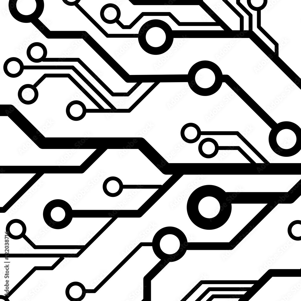 Circuit Board Icon Vector