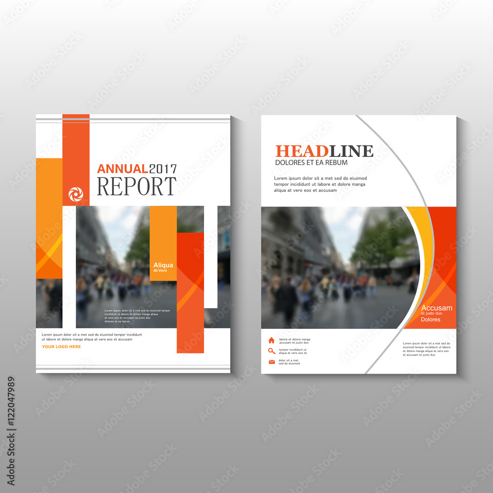 Cover Design - Vector Illustration, Graphic Design. Leaflet Brochure ...