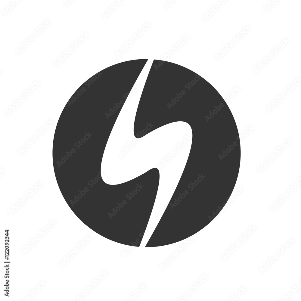 S letter in the circle logo design Stock Vector | Adobe Stock