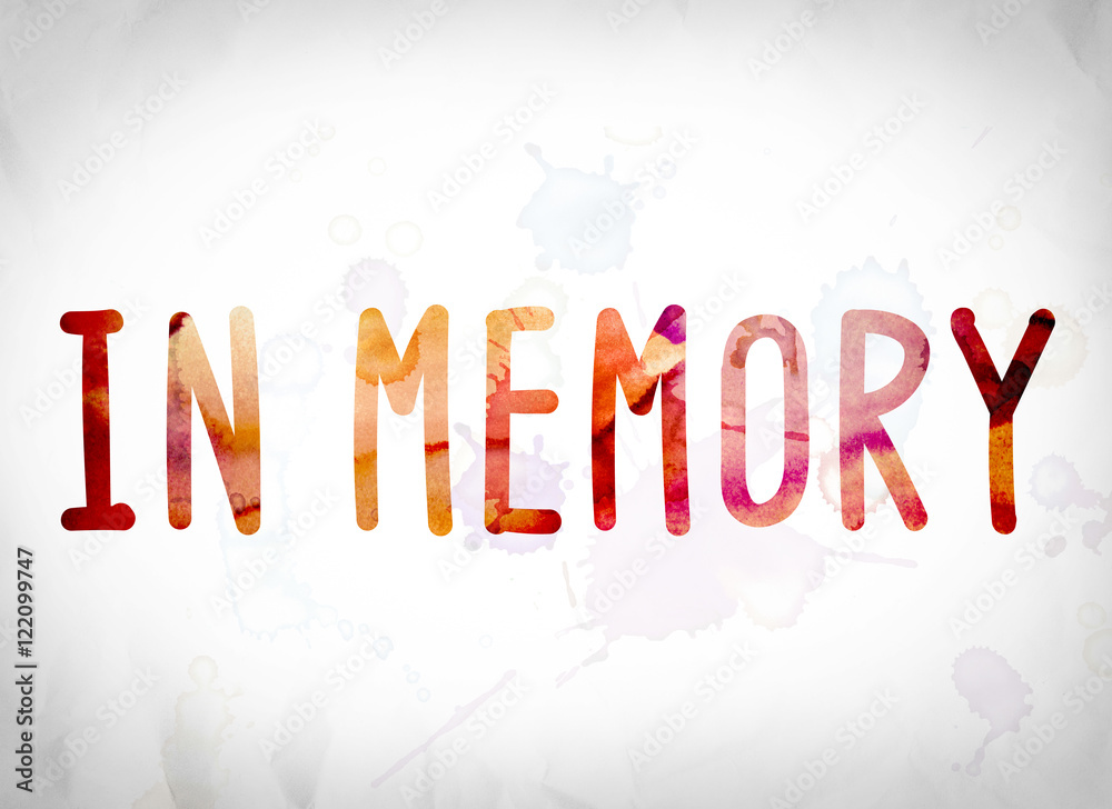 Memory Word Art