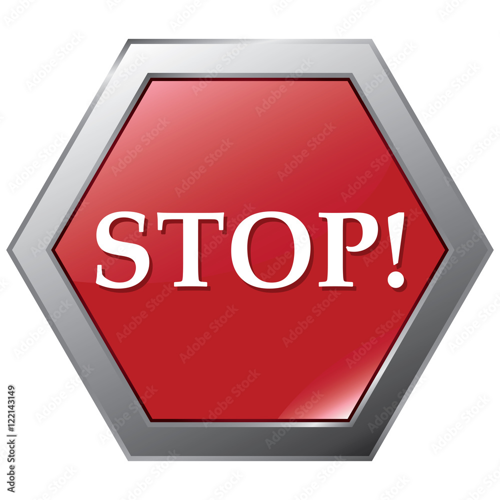 Vettoriale Stock STOP ICON | Adobe Stock