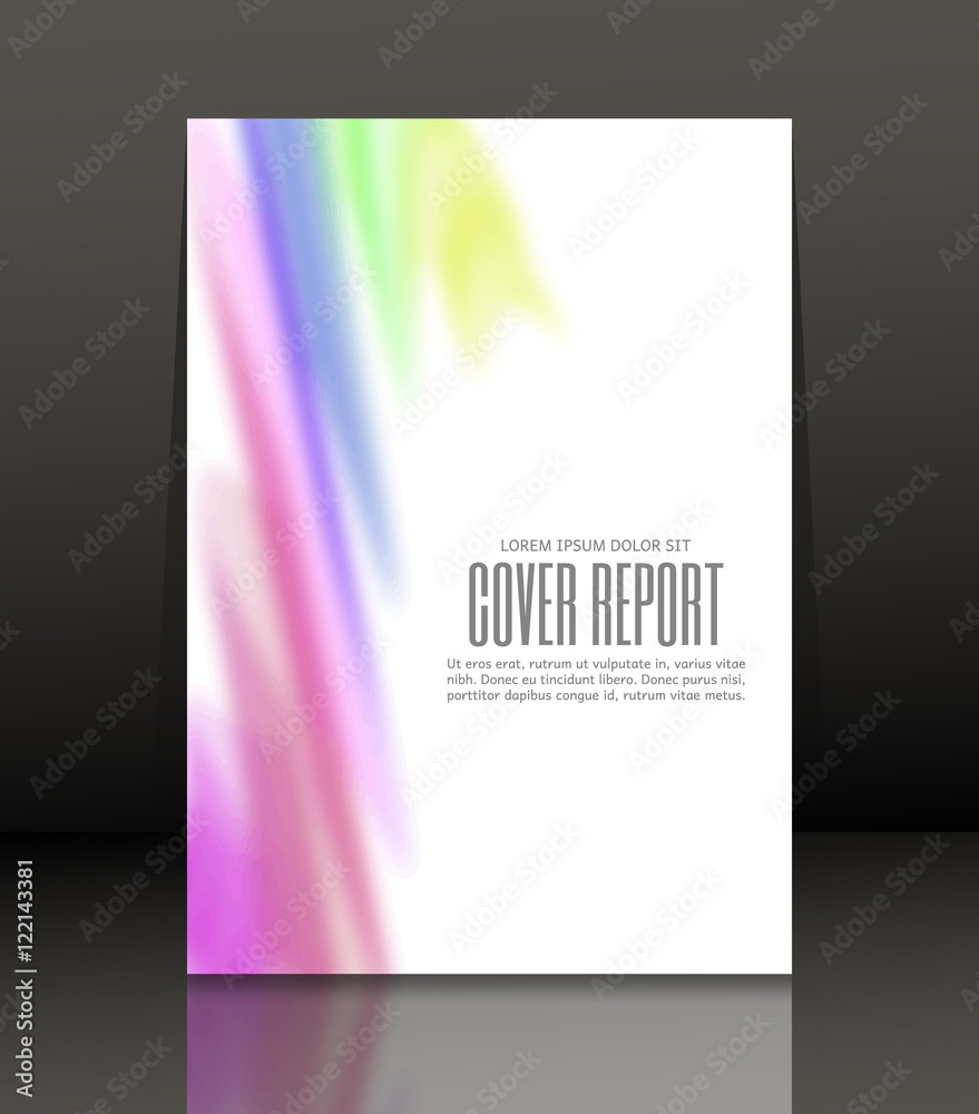 Abstract composition. Template Design for flyer. Brochure. Poster in A4 ...