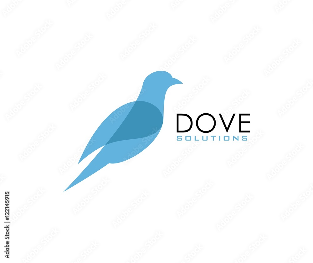 Dove logo Stock Vector | Adobe Stock