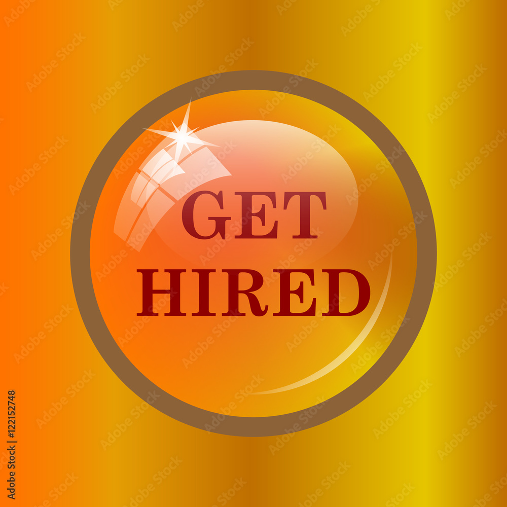 Get hired icon Stock Illustration | Adobe Stock