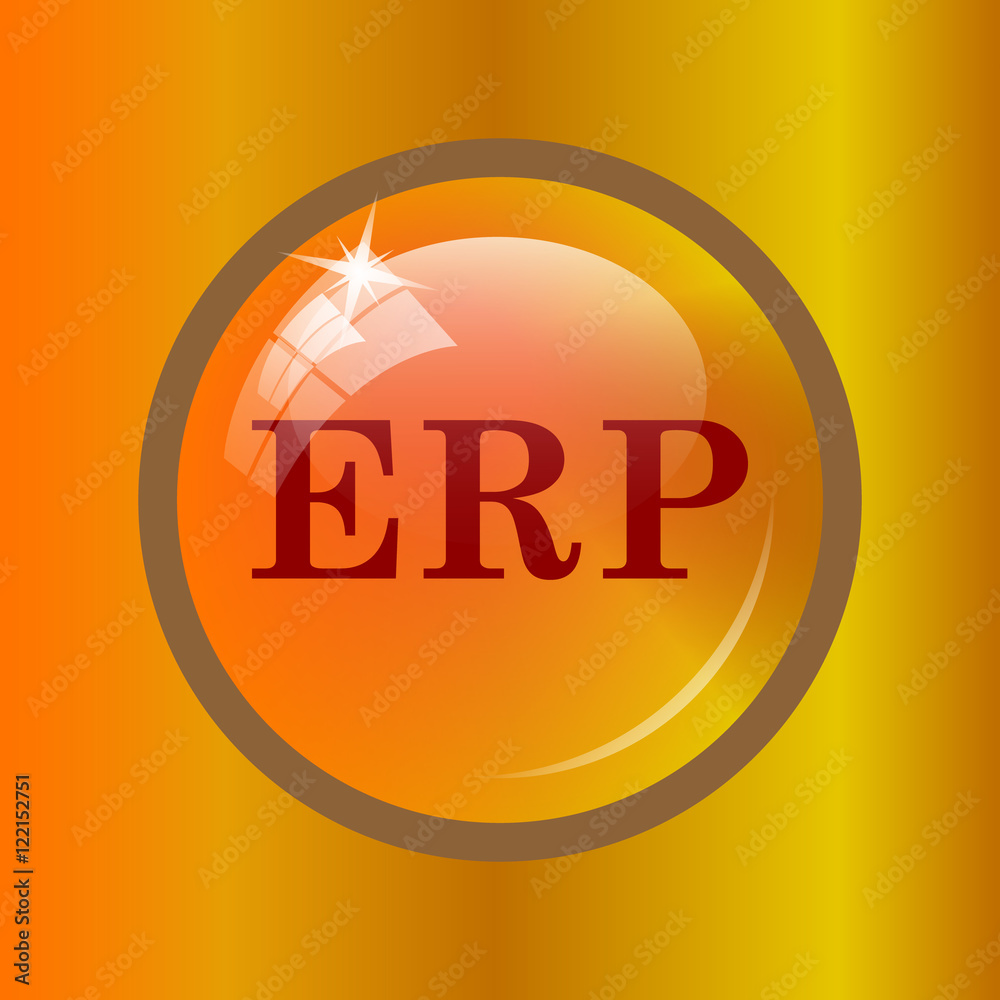 ERP icon Stock Illustration | Adobe Stock