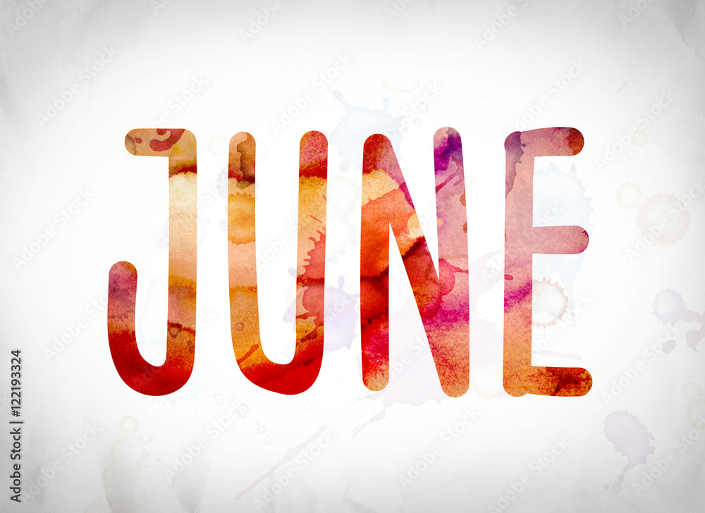 June Word Art