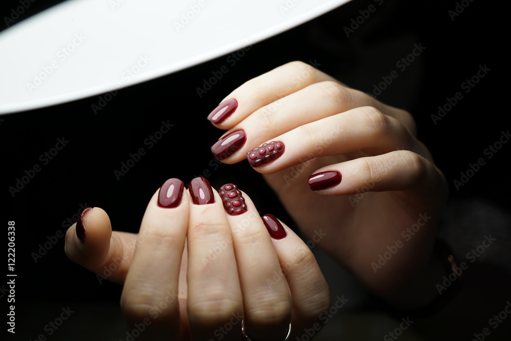 Awesome nails and beautiful clean manicure. Nails are natural. Manicure ...