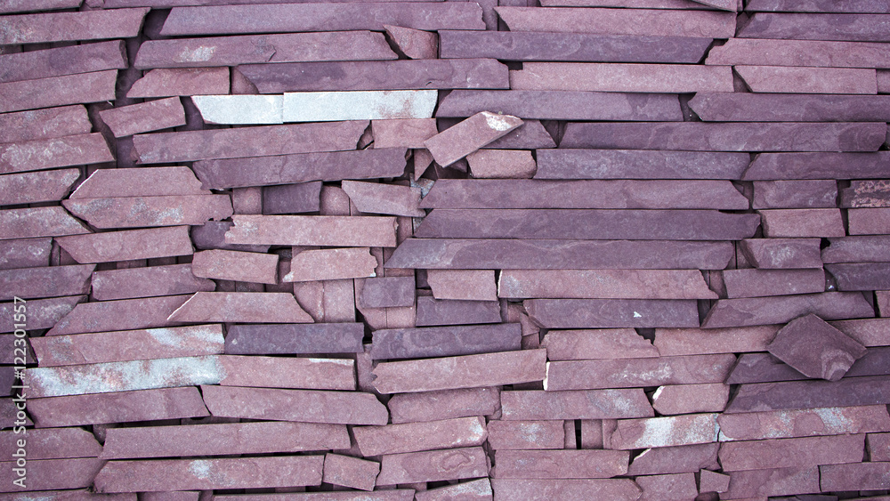 red cladding slate, stone, granite, travertine, Stock Photo | Adobe Stock