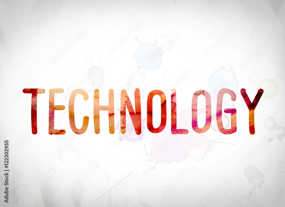 Technology Word Art