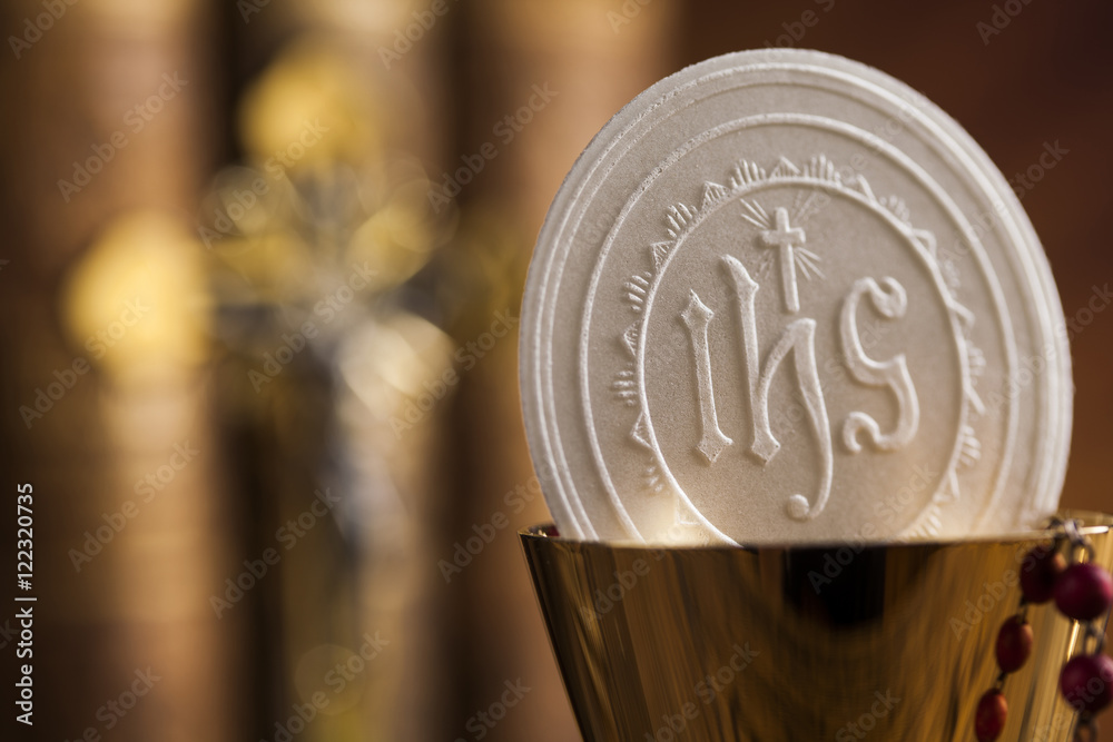 Symbol christianity religion, communion background Stock Photo | Adobe ...